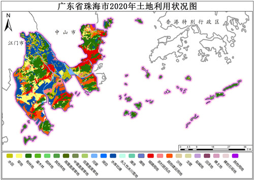 2020年广东省珠海市土地利用数据 地理遥感生态网